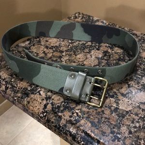 Accessories | Made In France So Chic Leather And Fabric Belt | Poshmark